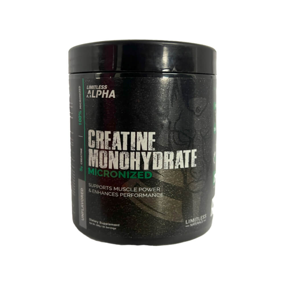 Limitless Alpha Creatine Monohydrate Micronized-60Serv.-300G ...